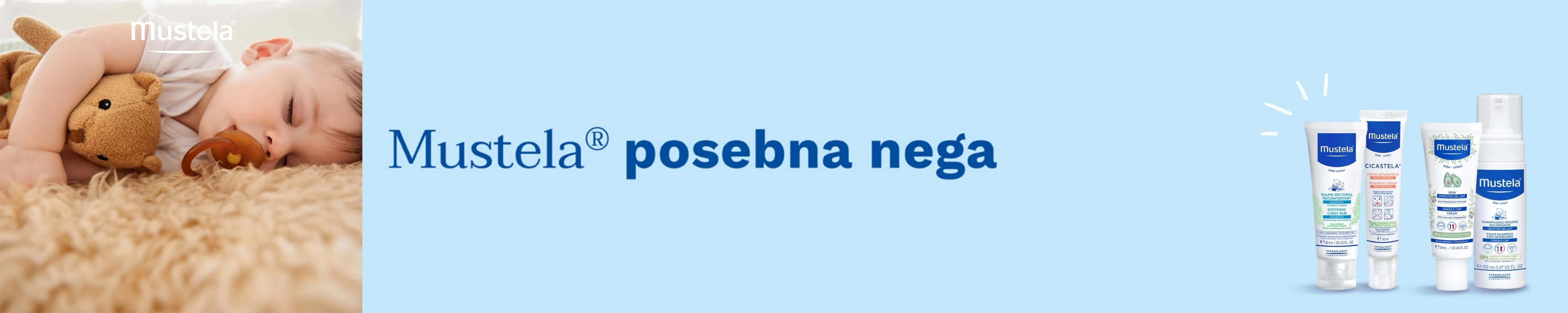 Mustela za temenjacu, posebna nega beba | eApoteka