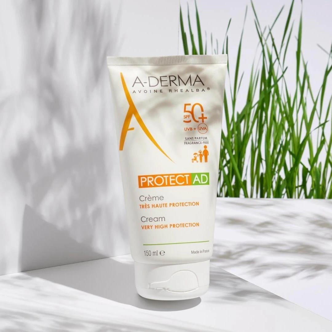 A-DERMA PROTECT AD Krema SPF50+ 150 mL; Zaštita od Sunca za Kožu Sklonu ...