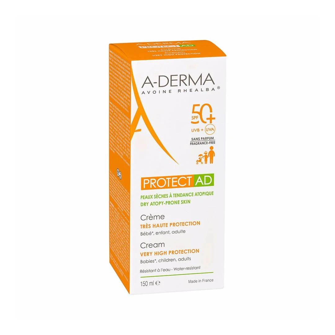 A-DERMA PROTECT AD Krema SPF50+ 150 mL; Zaštita od Sunca za Kožu Sklonu ...