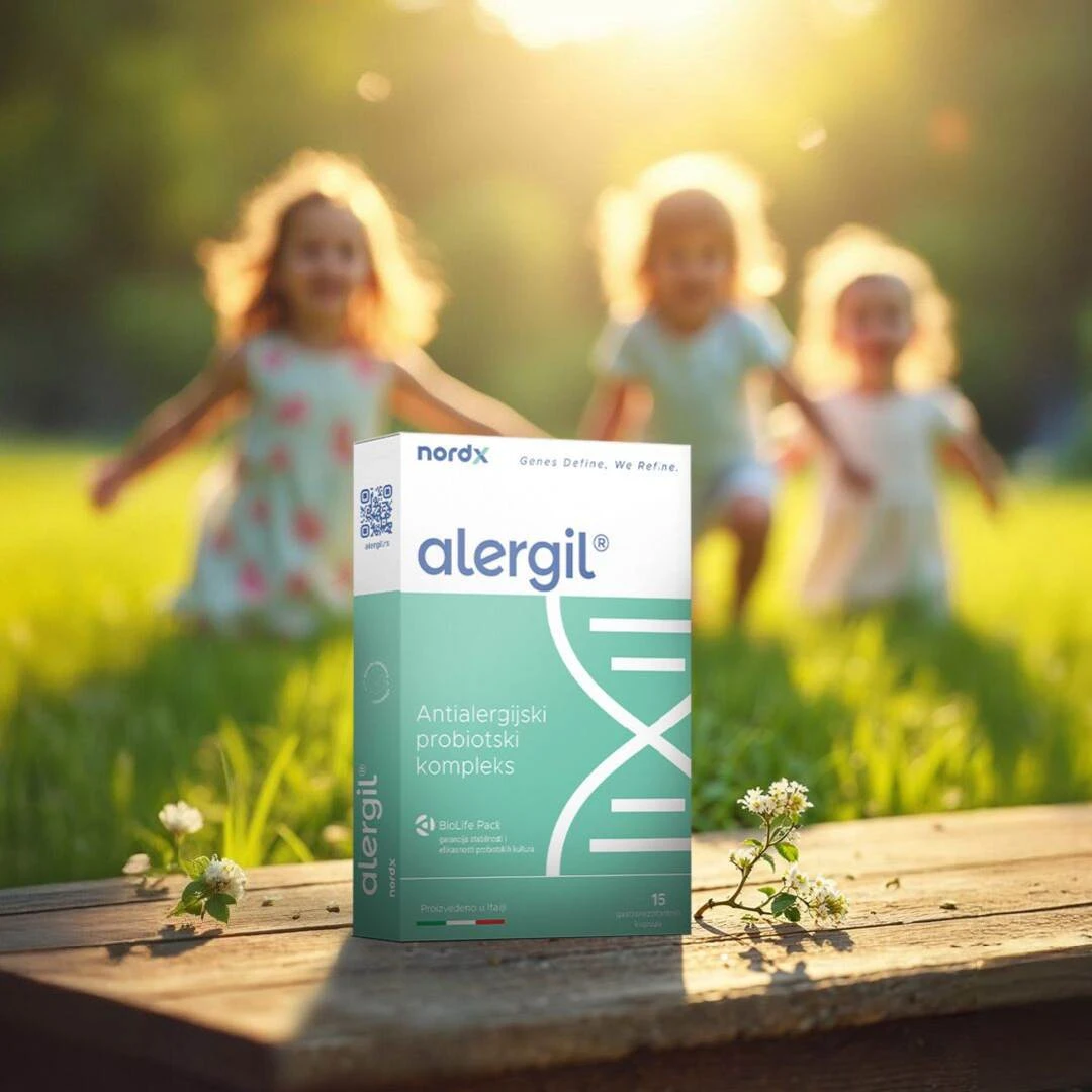 NORDx Alergil® Antialergijski Probiotik za Celu Porodicu, Pomaže i kod Atopijskog Dermatitisa 15 ...