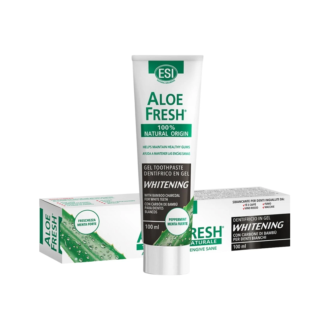 ESI ALOE FRESH Pasta za Zube Whitening sa Aktivnim Ugljem za ...