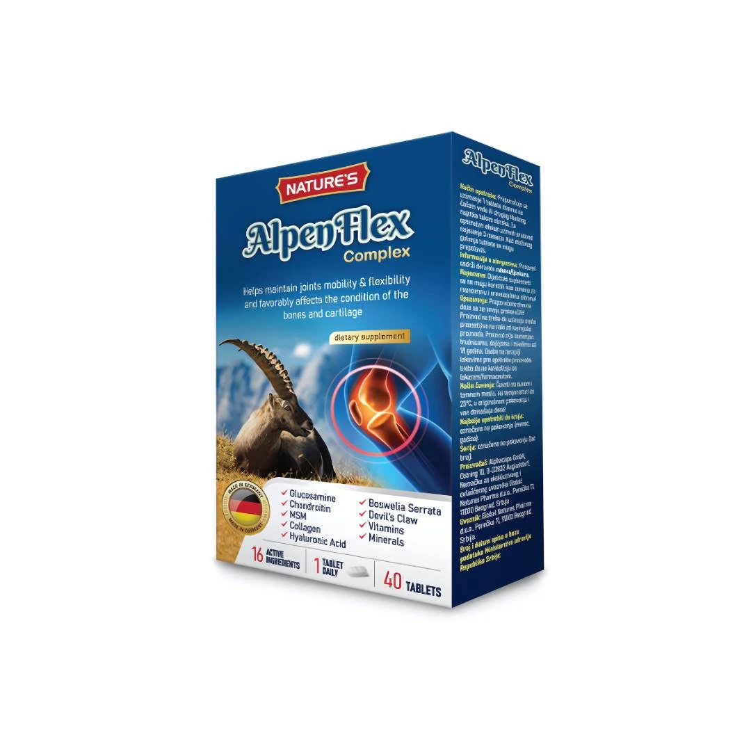 Medisana AlpenFlex Complex 40 Tableta za Zdravlje Zglobova i Hrskavice ...