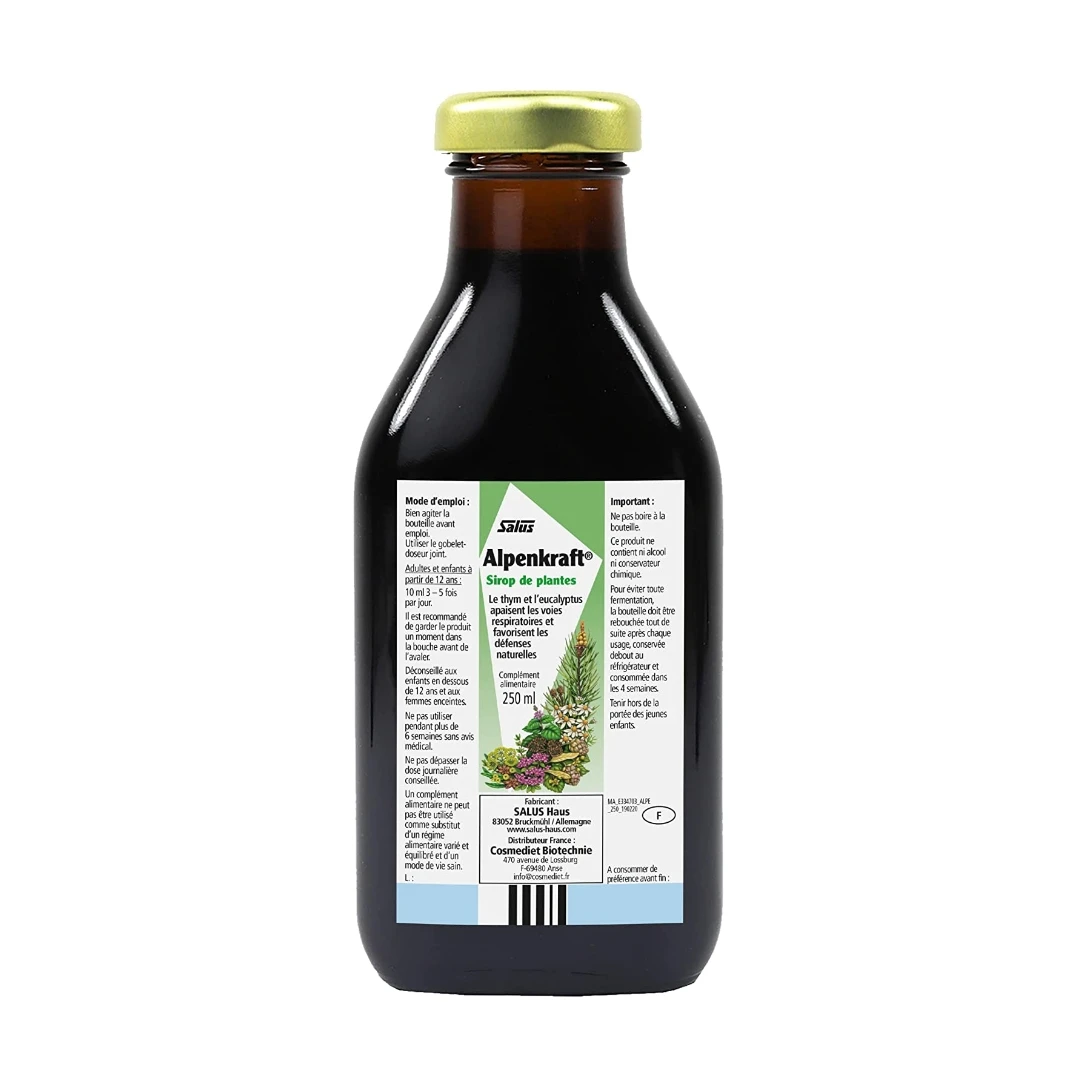 Alpenkraft® Biljni Sirup za Disajne Puteve 250 mL | eApoteka