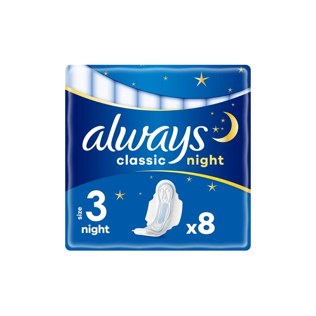 always CLASSIC NIGHT Noćni Ulošci 8 Uložaka, | eApoteka