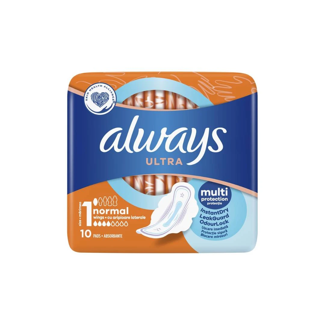 always ULTRA Normal Higijenski Ulošci sa Krilcima 10 Komada, | eApoteka
