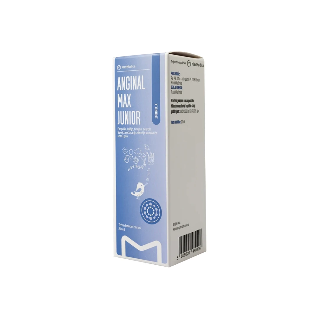 MaxMedica Anginal Max JUNIOR Sprej za Grlo 30 mL, | eApoteka