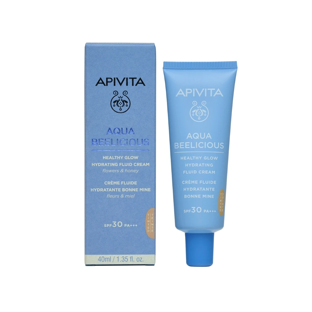 APIVITA AQUA BEELICIOUS Prirodna Tonirana Hidratantna Krema za Lice SPF ...