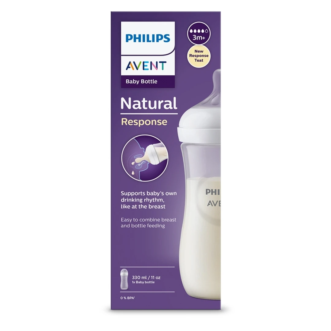 AVENT Flašica Natural Response sa Prirodnim Odgovorom na Sisanje 330 mL ...