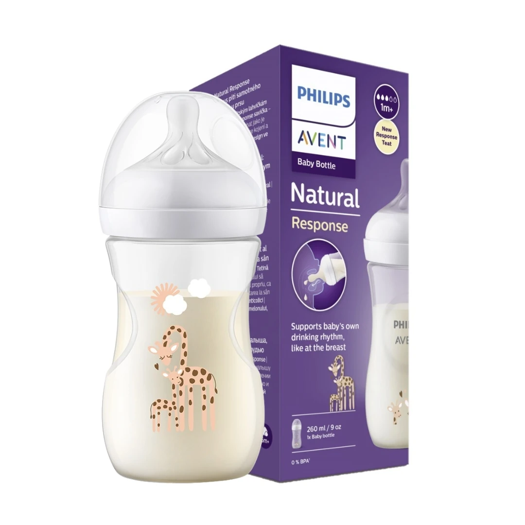 AVENT Flašica Natural Response sa Prirodnim Odgovorom na Sisanje 1m ...