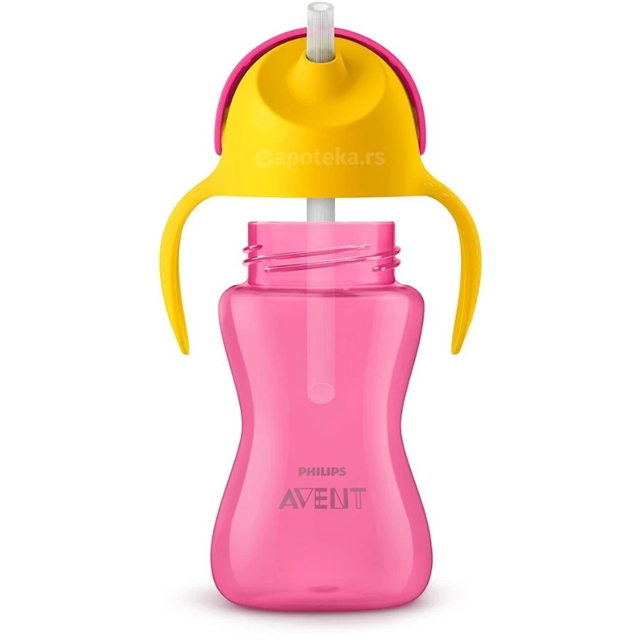 Philips AVENT Magična Šolja sa Slamčicom 300 mL, 12m+, Roze, | eApoteka