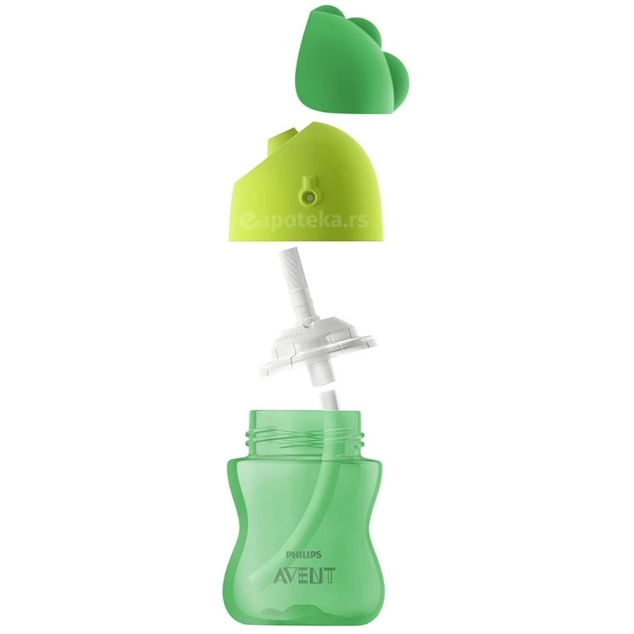 Philips AVENT Magična Šolja sa Slamčicom 300 mL, 12m+, Zelena, | eApoteka