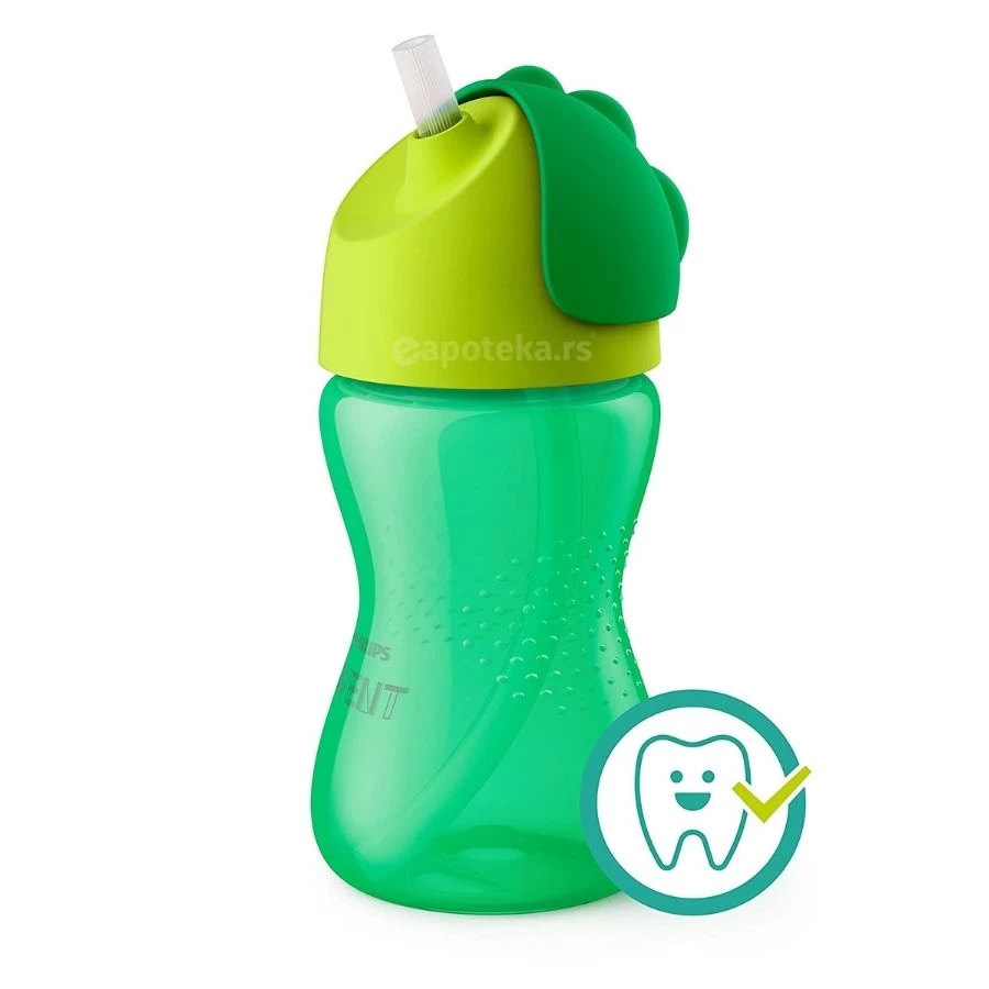Philips AVENT Magična Šolja sa Slamčicom 300 mL, 12m+, Zelena, | eApoteka
