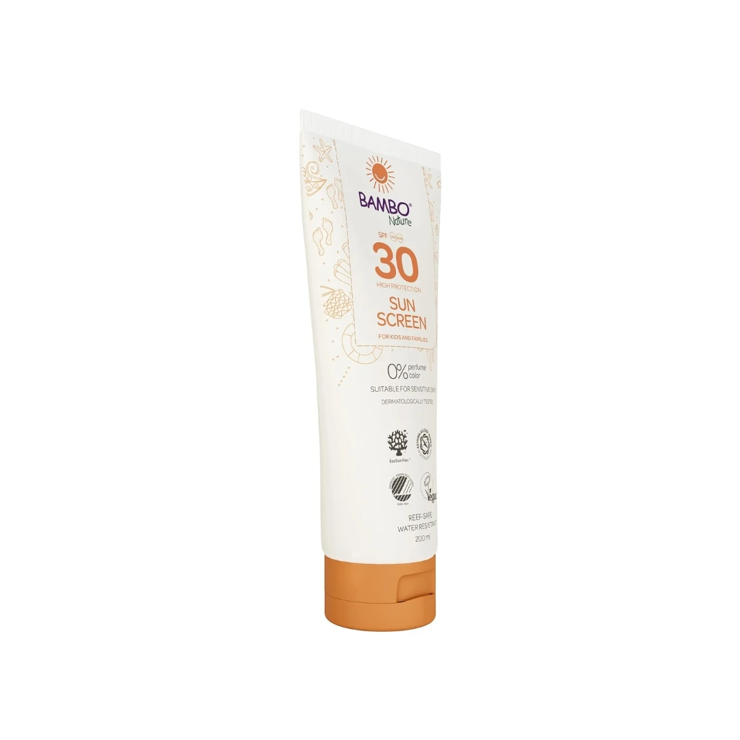 BAMBO® Nature Krema za Zaštitu Dečije Kože od Sunca SPF 30 200 mL, | eApoteka