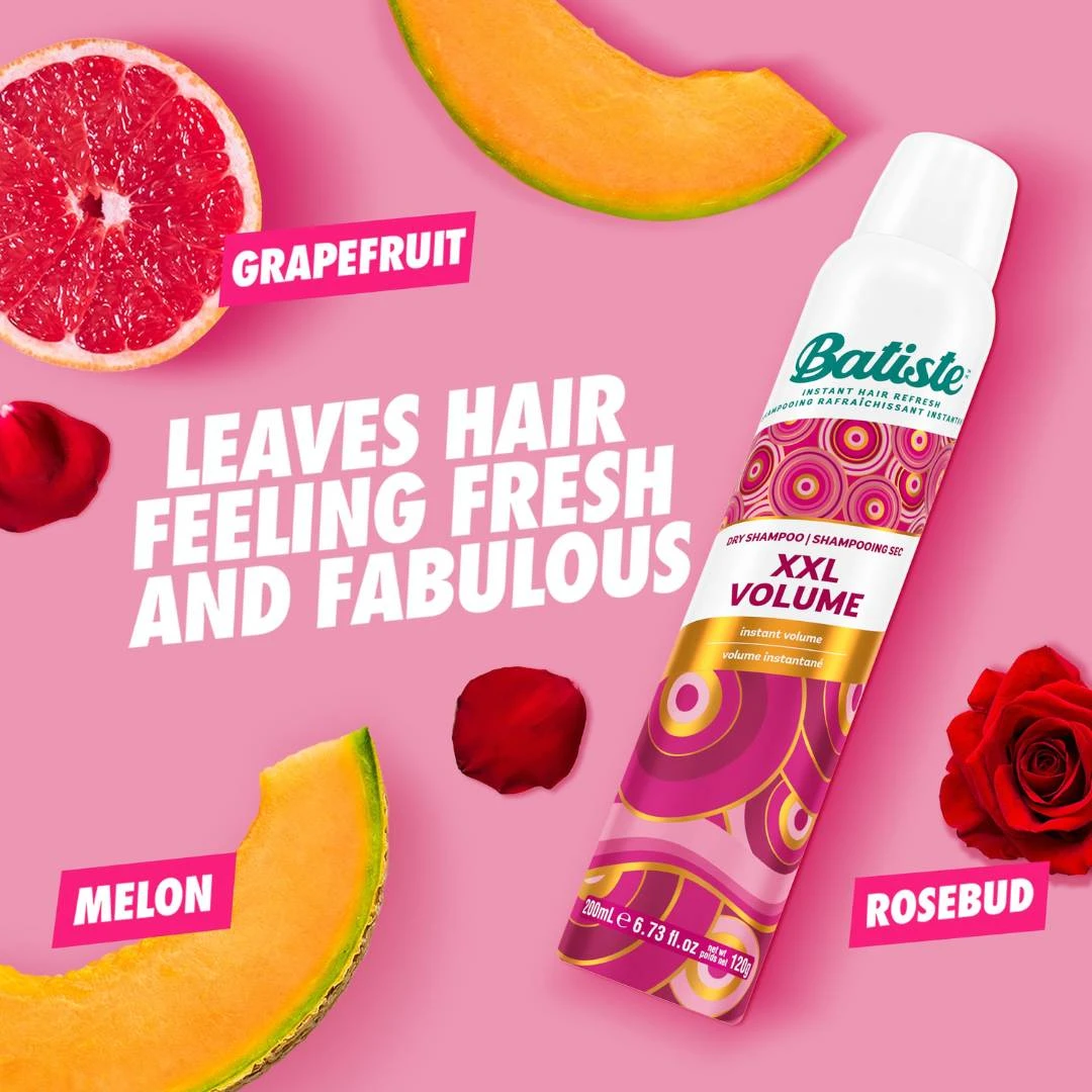 Batiste VOLUME XXL Šampon za Suvo Pranje Kose sa Voluminizatorom 200 mL ...