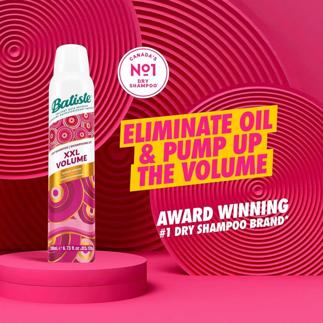 Batiste VOLUME XXL Šampon za Suvo Pranje Kose sa Voluminizatorom 200 mL ...