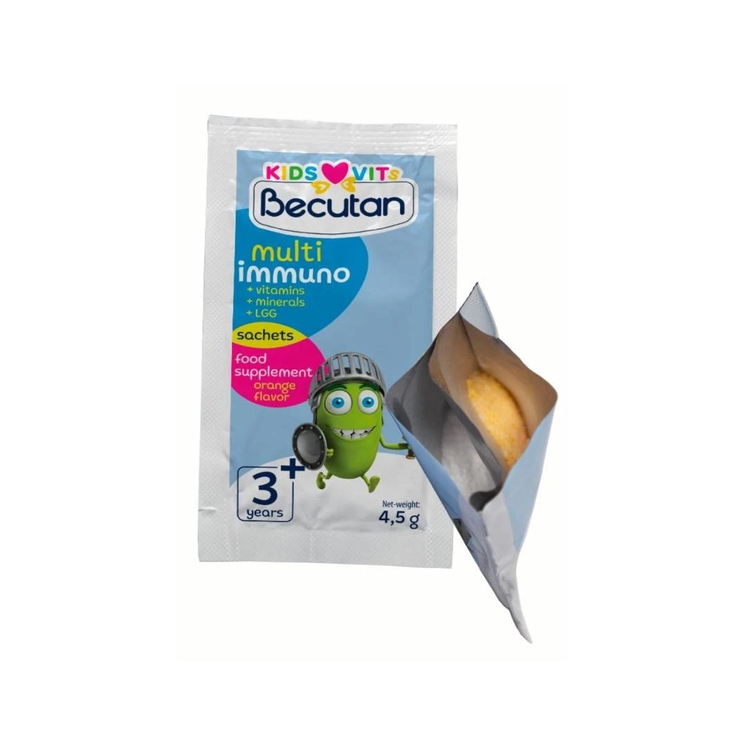 Becutan KIDS VITS Multi Imuno Multivitamini sa Probiotikom za Decu 14 Kesica, | eApoteka