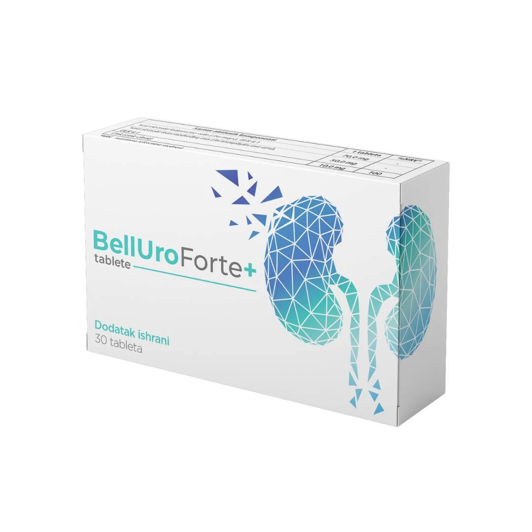 BellUro Forte 30 Tableta sa Uvom i Kukuruznom Svilom za Urinarne ...