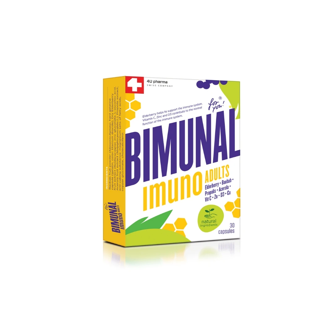 BIMUNAL imuno ADULTS 30 Kapsula za Jak i Snažan Imunitet, | eApoteka