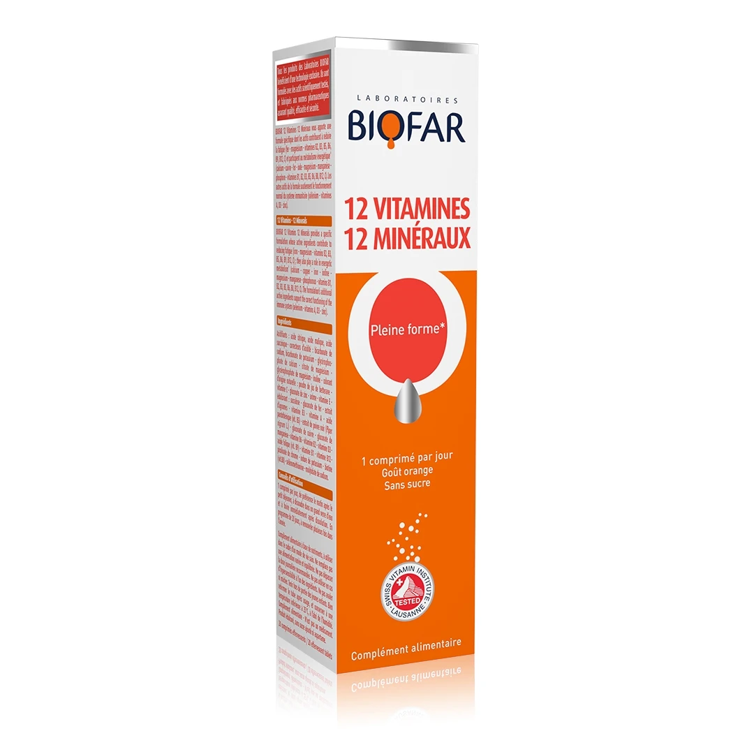BIOFAR 12 Vitamina i 12 Minerala, 20 Šumećih Tableta, | eApoteka
