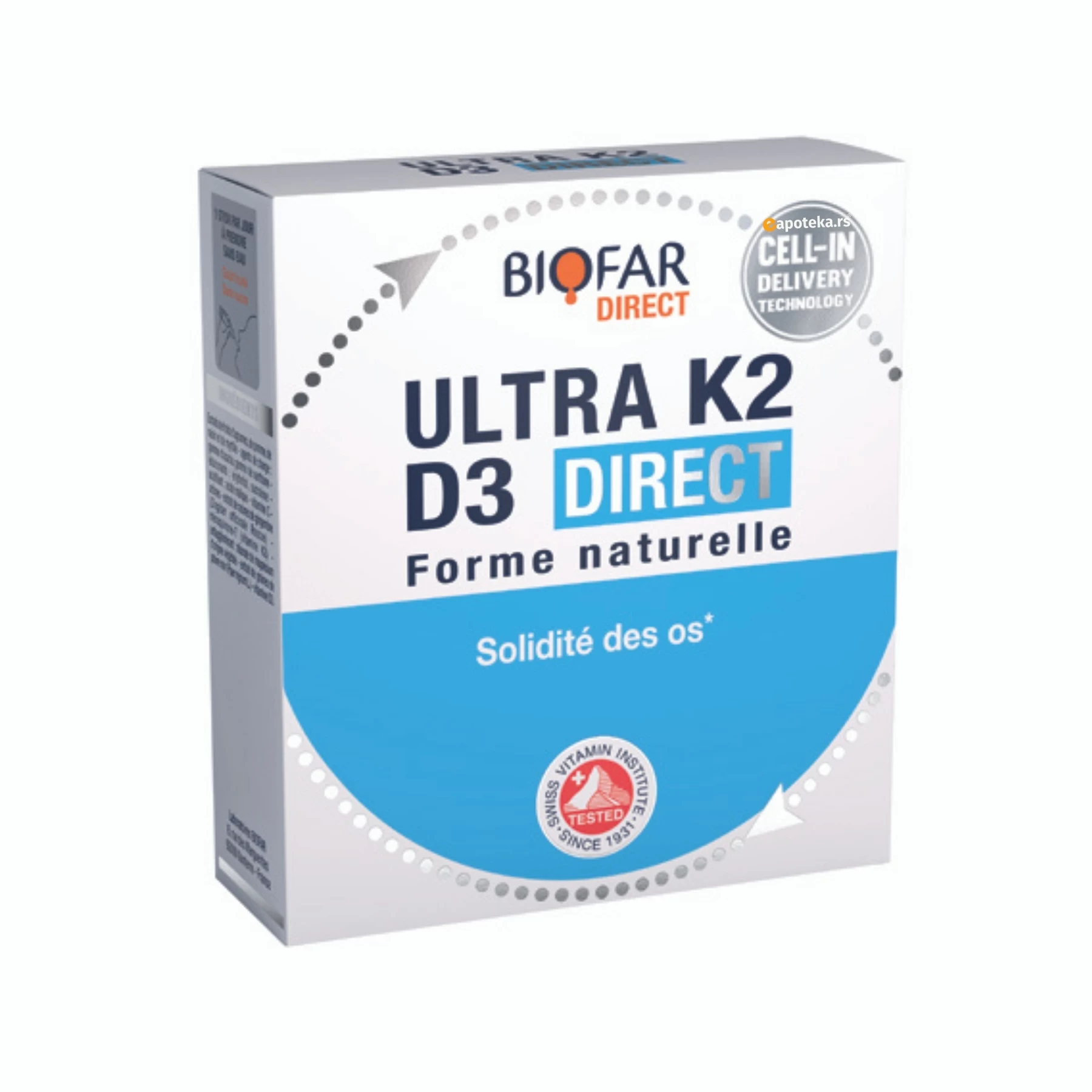 BIOFAR Direct ULTRA K2 D3, 14 Kesica, | eApoteka