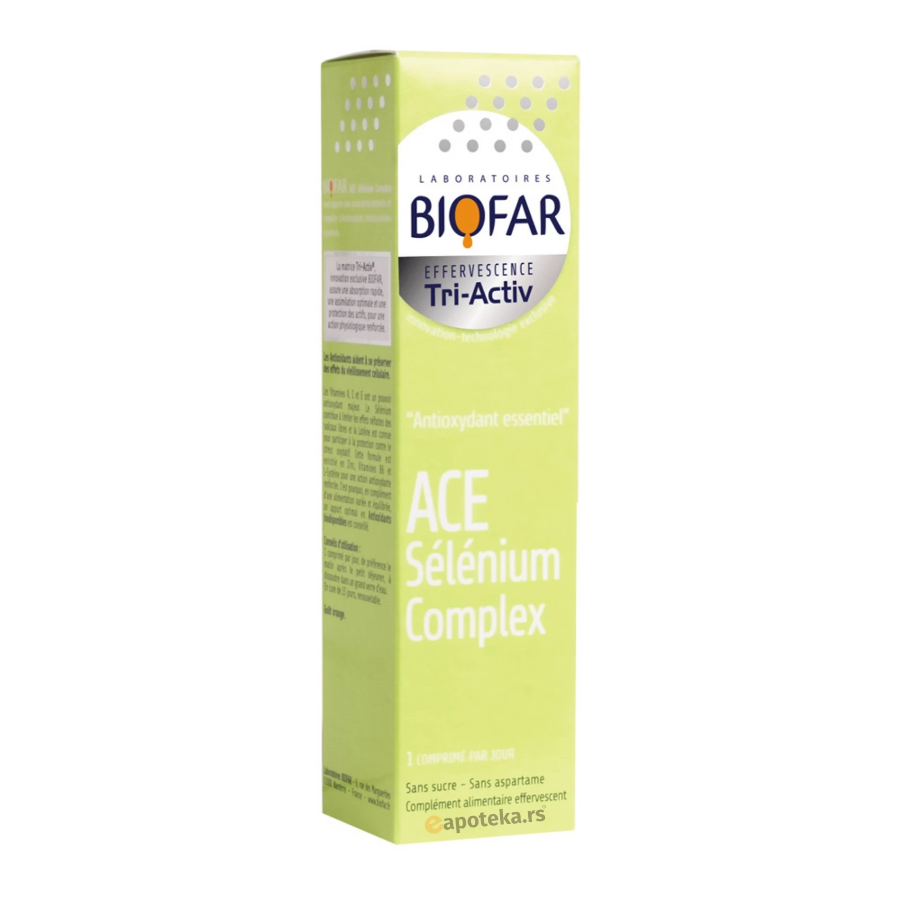 BIOFAR TriActiv ACE Selenium COMPLEX (Selen Kompleks), 15 Šumećih Tableta, | eApoteka
