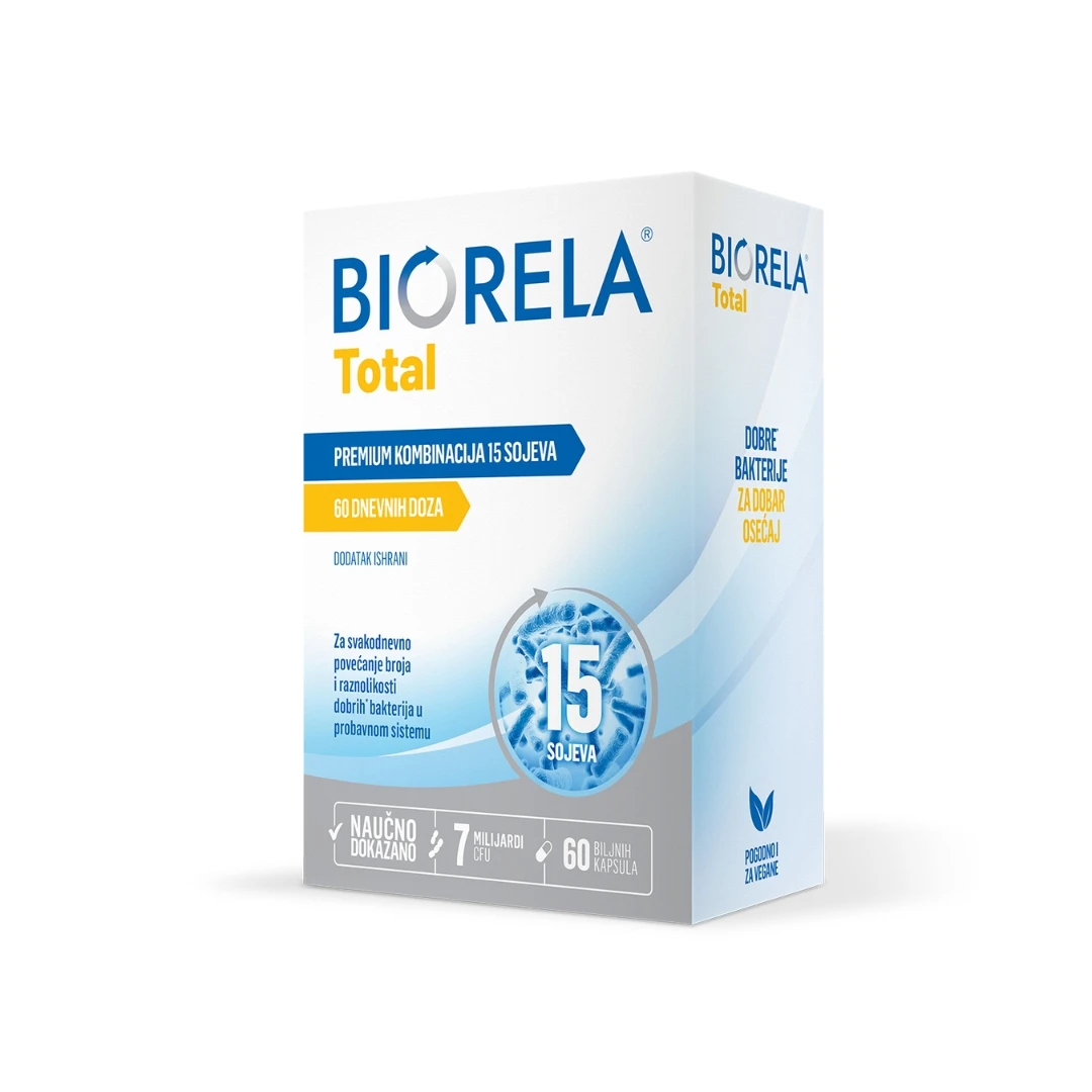 BIORELA® Total Probiotik 60 Biljnih Kapsula, | eApoteka