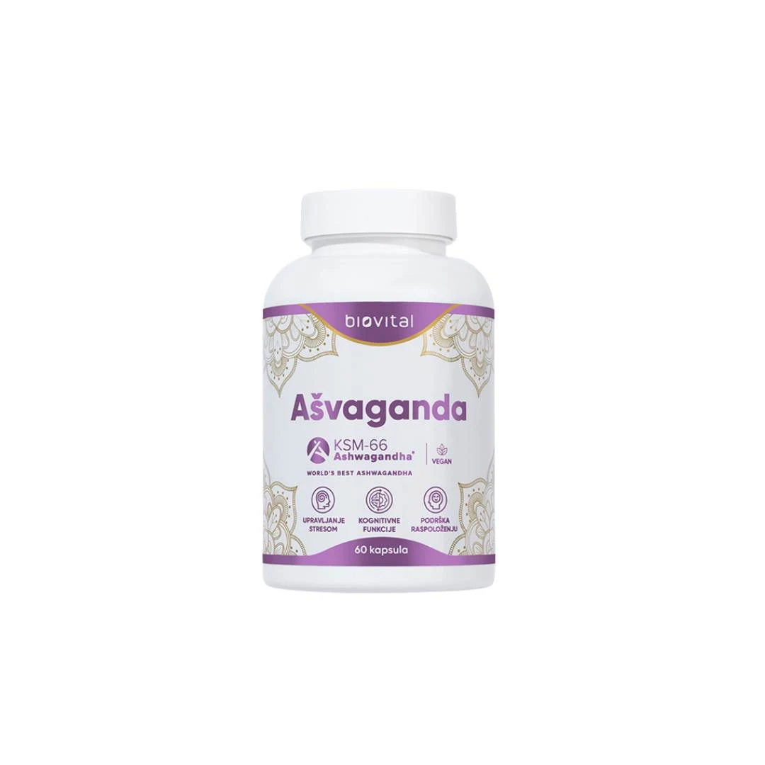 Biovital Ašvaganda KSM-66 60 Kapsula, | eApoteka