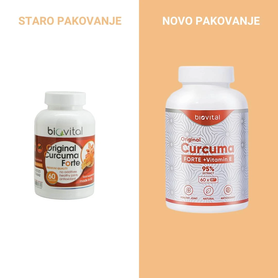 Biovital Orginal Curcuma Forte 60 Kapsula; Kurkuma, | eApoteka