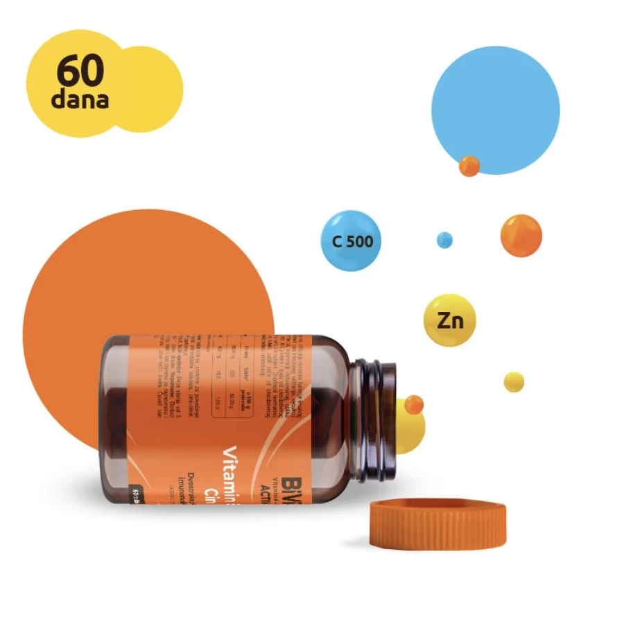 BiVits® Vitamin C 500 i Cink 60 Tableta, | eApoteka