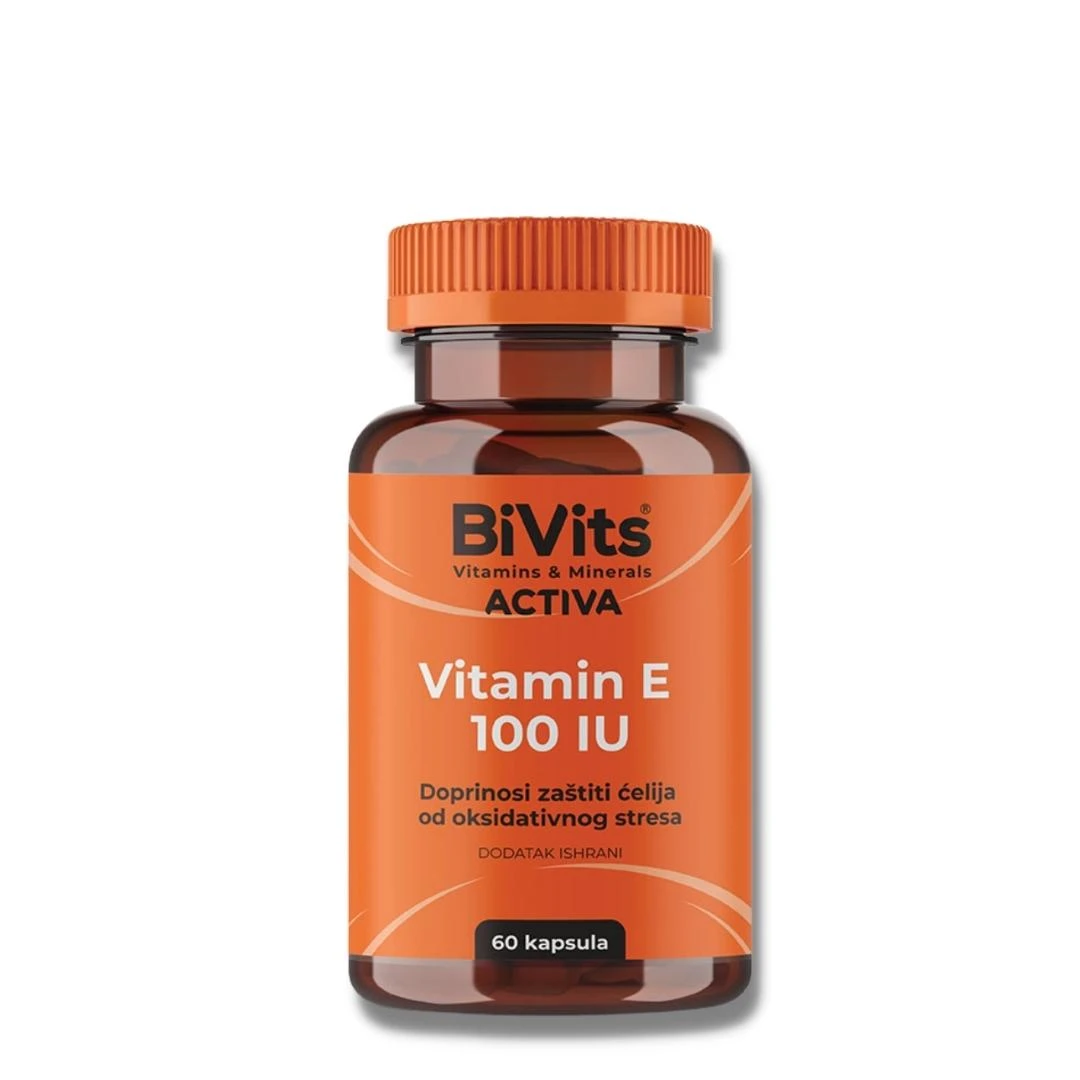 Bivits® Vitamin E 100 IU 60 Kapsula Tokoferol, | eApoteka