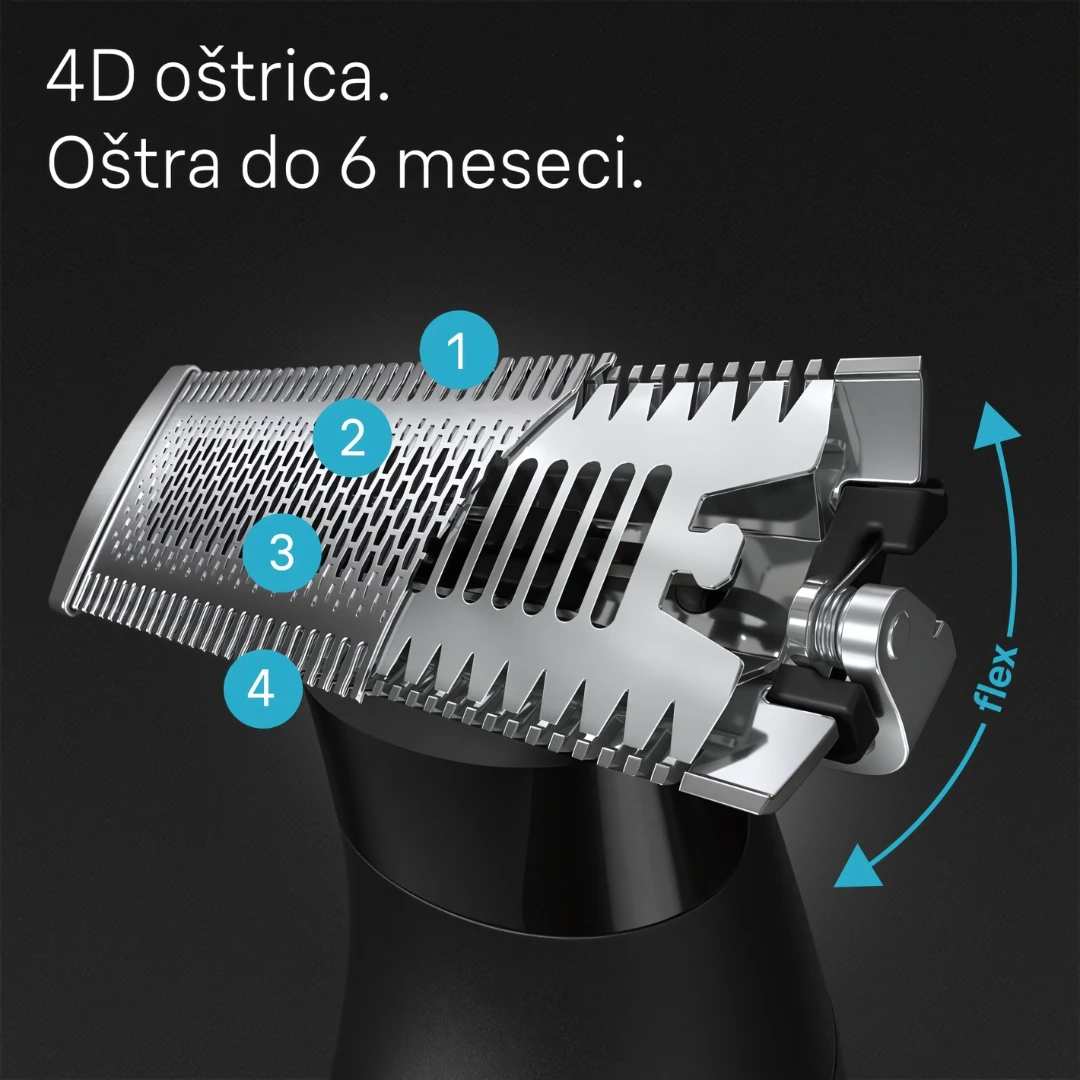 Braun Električni Hibridni Brijac i Trimer za Bradu Serija X3 XT3100 ...