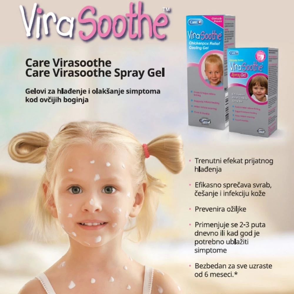 CARE+ ViraSoothe™ Sprej Gel za Varičelu; Ovčije Boginje 60 mL, | eApoteka