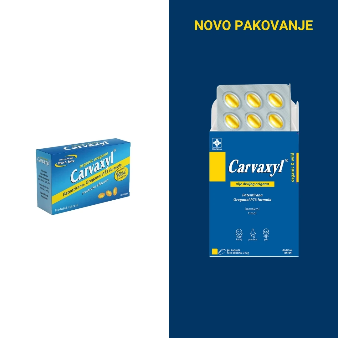 Carvaxyl® Divlji Origano 15 Gel Kapsula za Podizanje Imuniteta kod ...