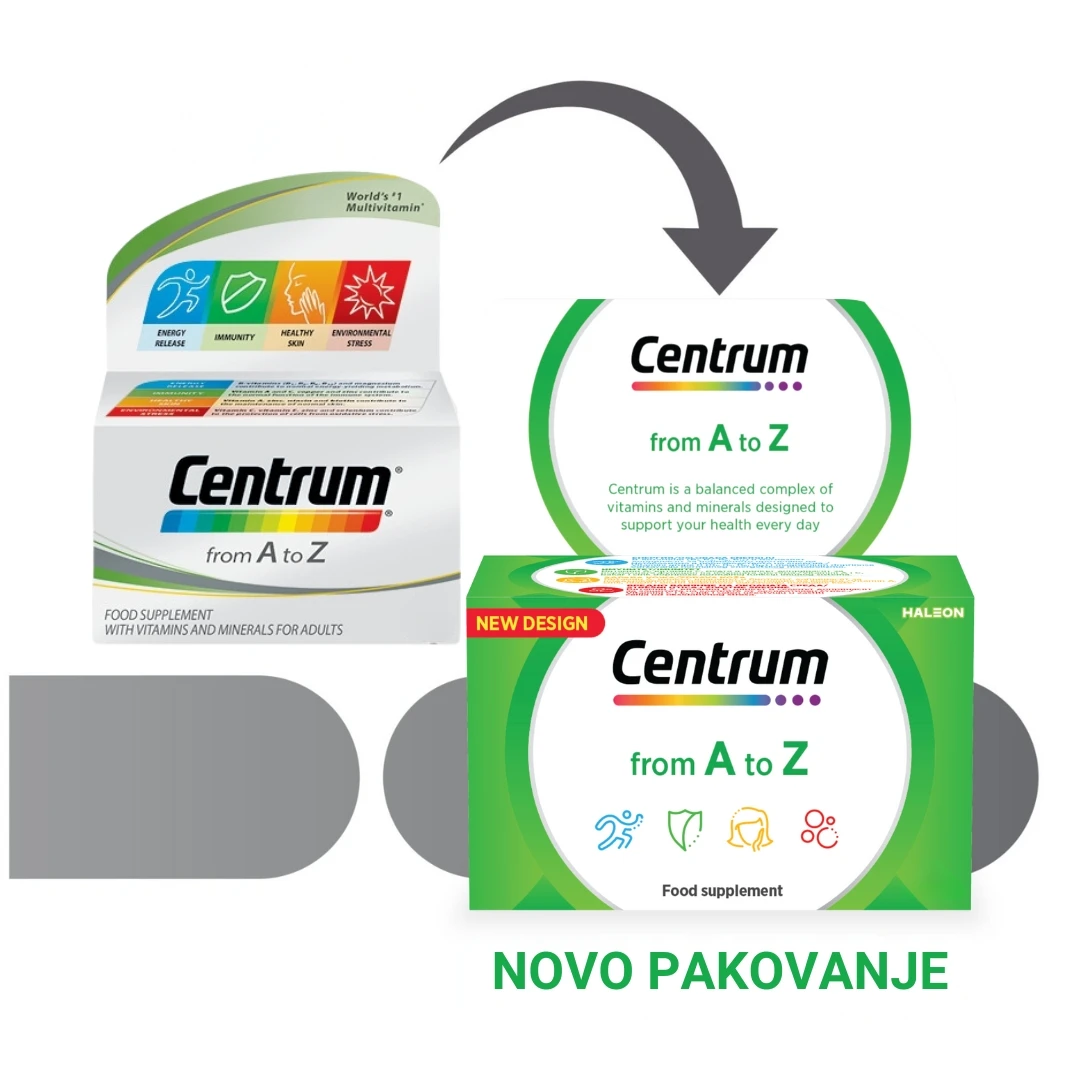 Centrum® A-Z Multivitamini za Odrasle Tablete 30, | eApoteka