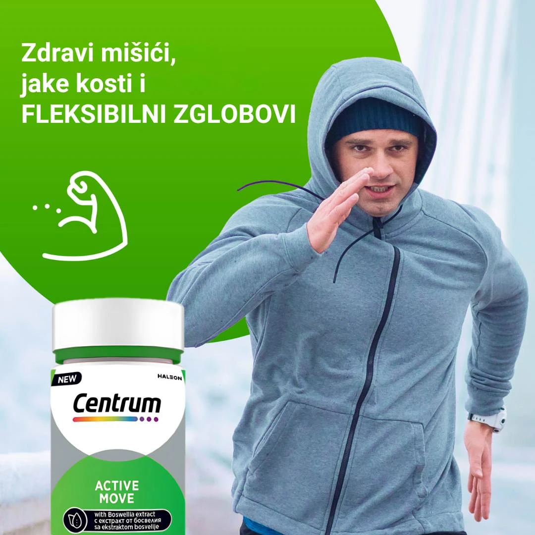 Centrum® ACTIVE MOVE 30 Mekih Gel Kapsula sa Bosvelijom za Sportiste i ...