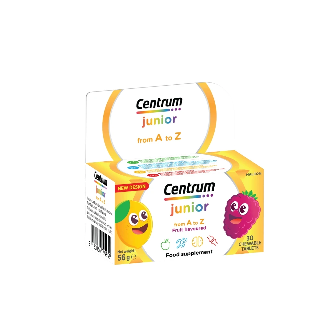 Centrum® JUNIOR za Decu Tablete sa Multivitaminima za Žvakanje 30 ...