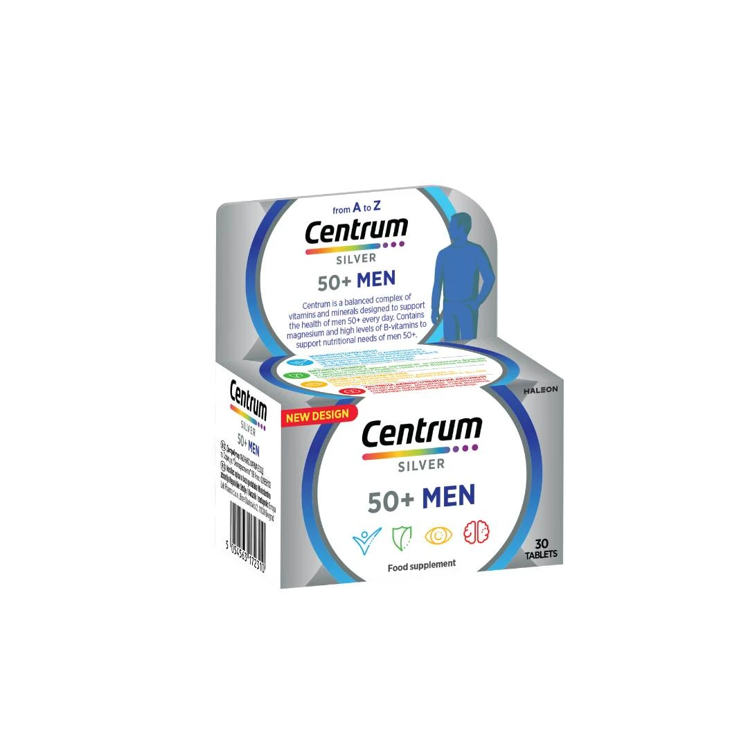 Centrum® SILVER MEN 50+ Multivitamini za Muškarce Tablete 30, | eApoteka
