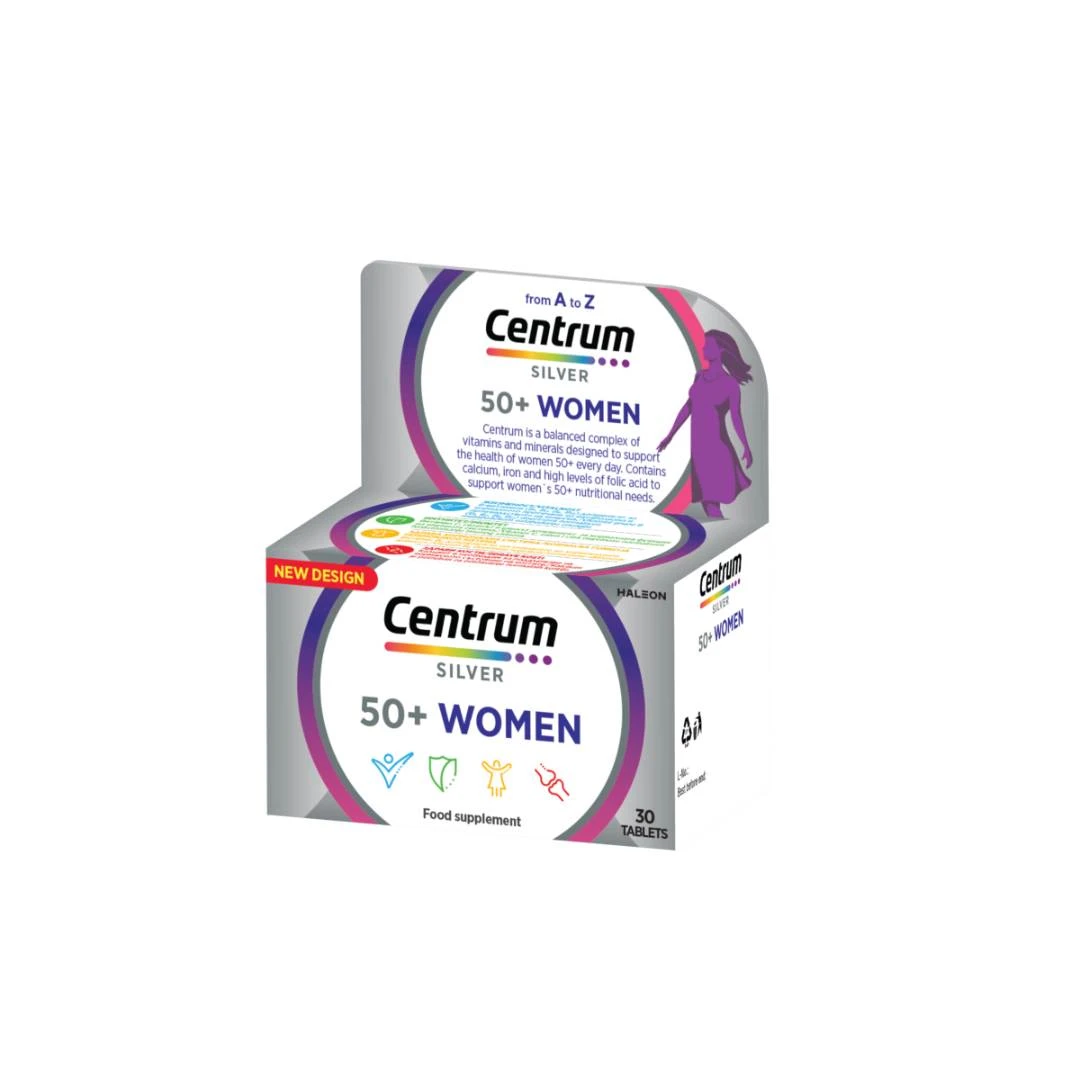 Centrum® SILVER WOMEN 50+ Multivitamini za Žene Tablete 30, | eApoteka