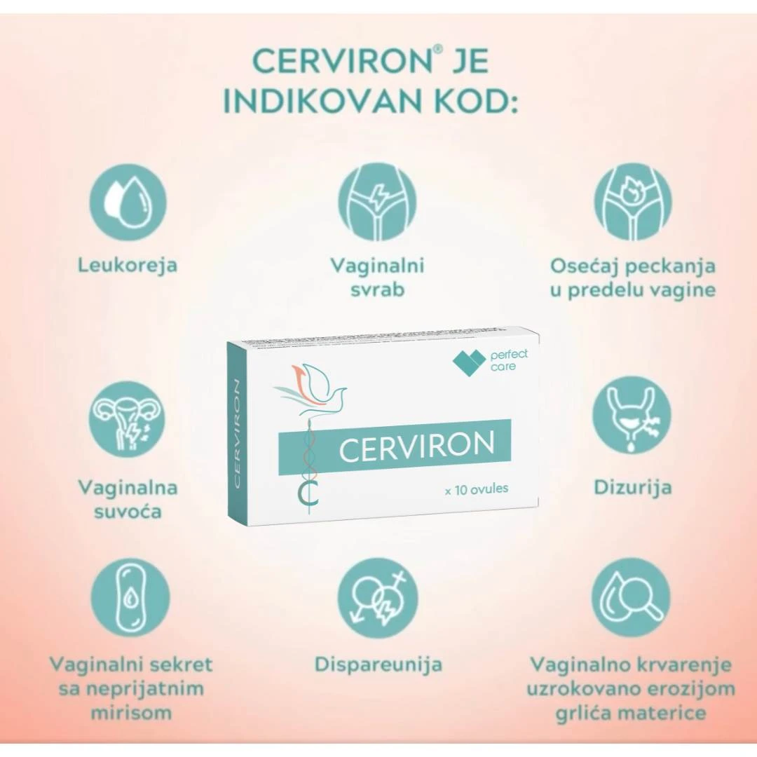 CERVIRON 10 Vaginaleta za Obnovu Vaginalne Mikroflore, | eApoteka