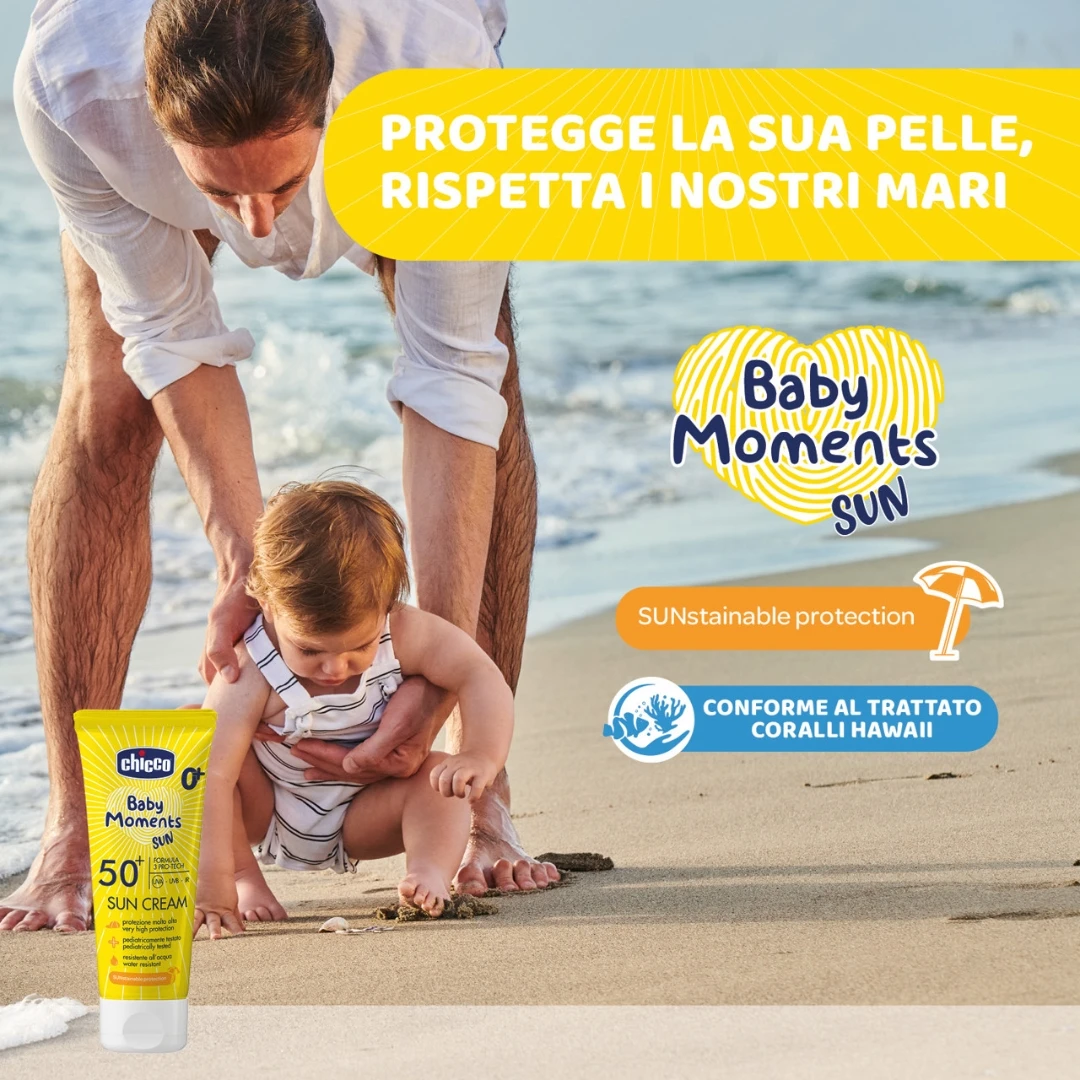 Chicco® Baby Moments SUN Krema za Sunčanje SPF50+ 75 mL, | eApoteka