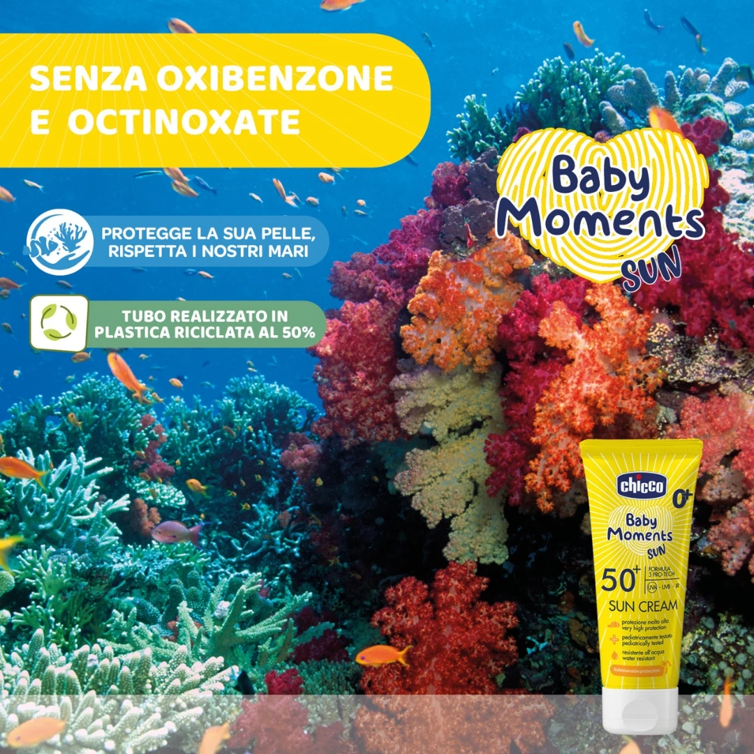 Chicco® Baby Moments SUN Krema za Sunčanje SPF50+ 75 mL, | eApoteka