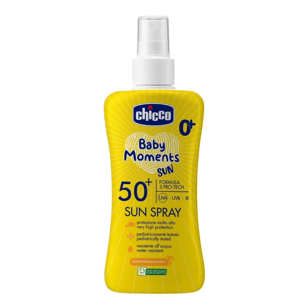 Chicco® Baby Moments SUN Spray SPF50+ 150 mL, | eApoteka