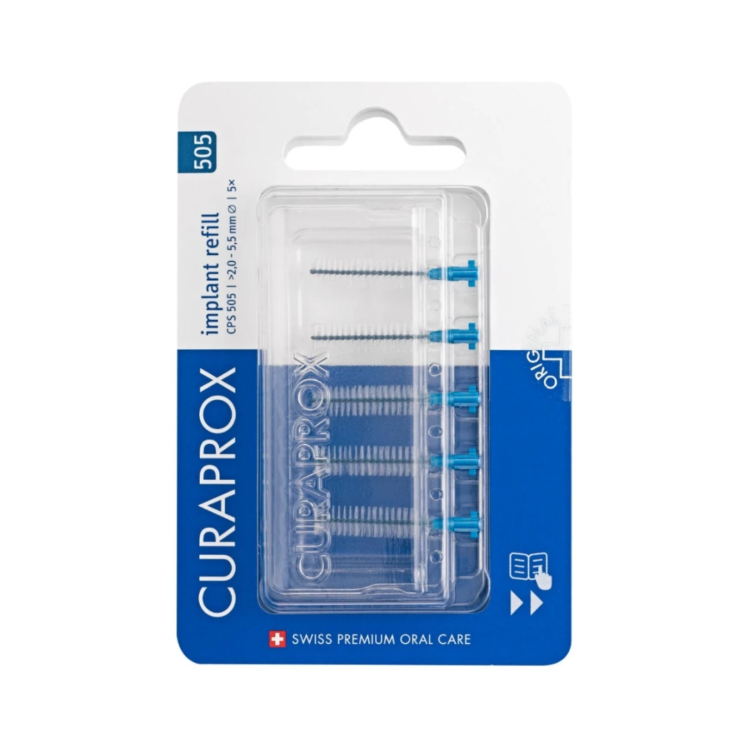 CURAPROX Nastavci CPS 505 Implant 5 Nastavaka, | eApoteka