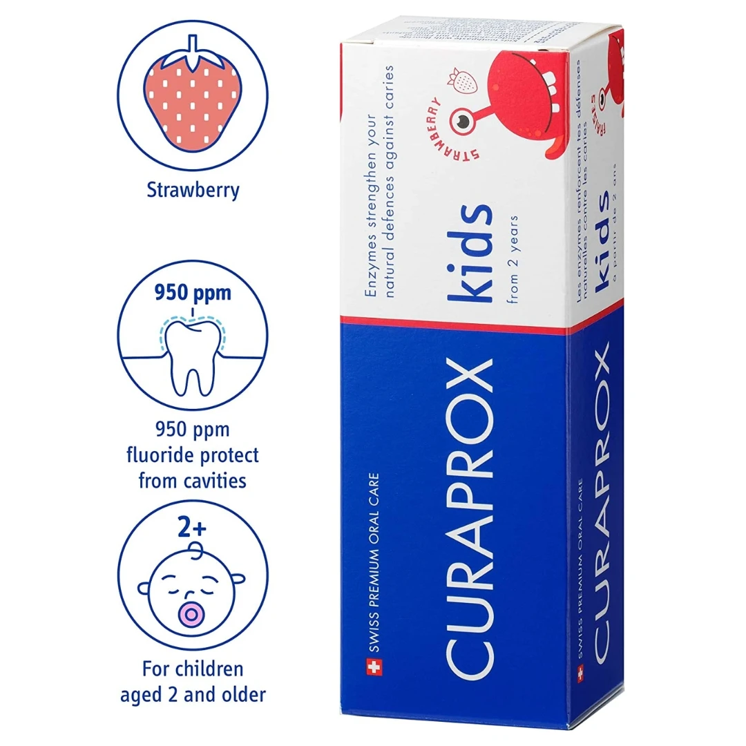CURAPROX kids Pasta za Zube za Decu 2+ JAGODA 60 mL, | eApoteka