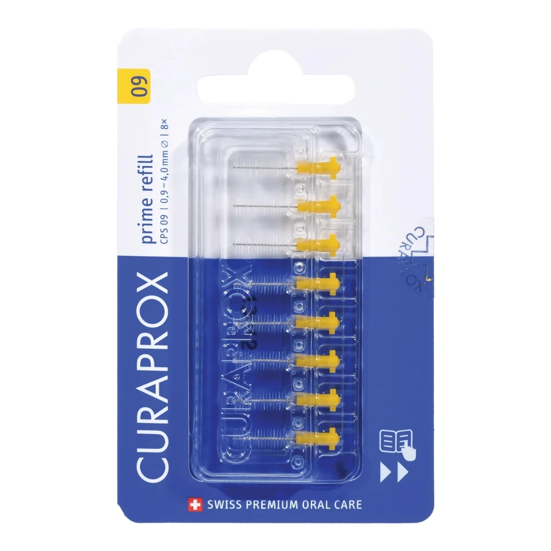 CURAPROX Nastavci za Interdentalnu Četkicu CPS 09 ŽUTI 8 Nastavaka ...