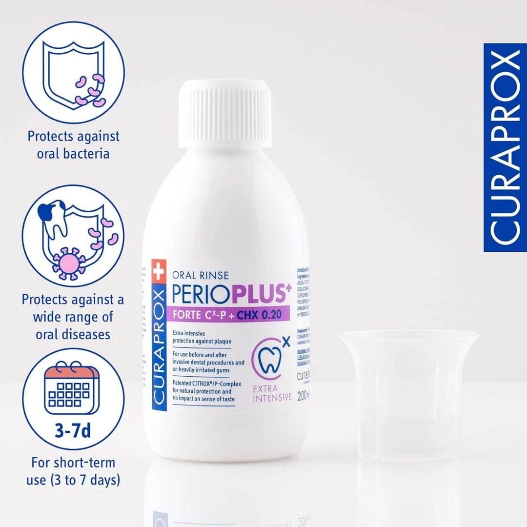 CURAPROX Perio Plus+ FORTE sa 0,2% Hlorheksidina - 200 mL, | eApoteka