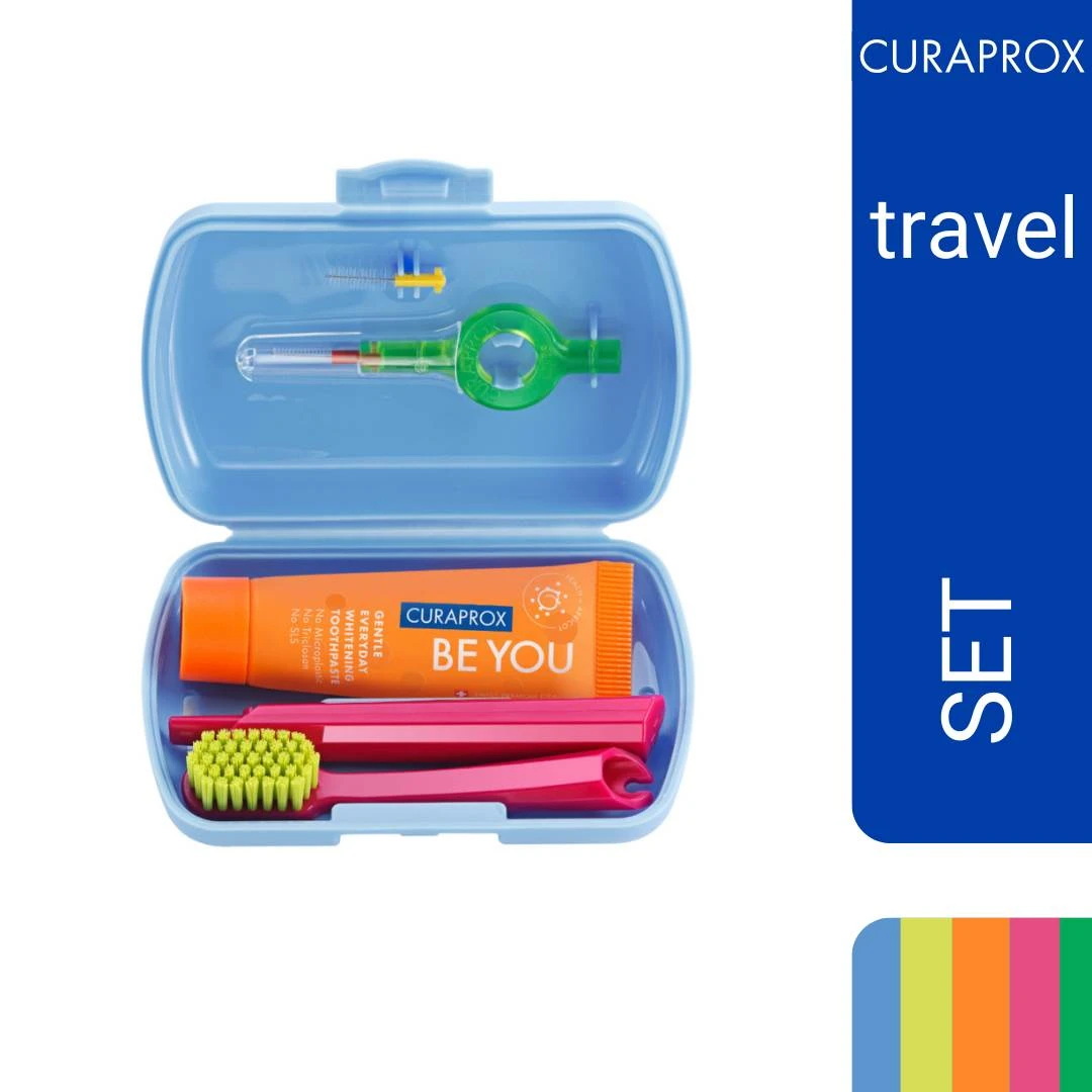 CURAPROX Putni Set; Sklopiva Četkica CS 5460, Pasta za Zube, 2 ...