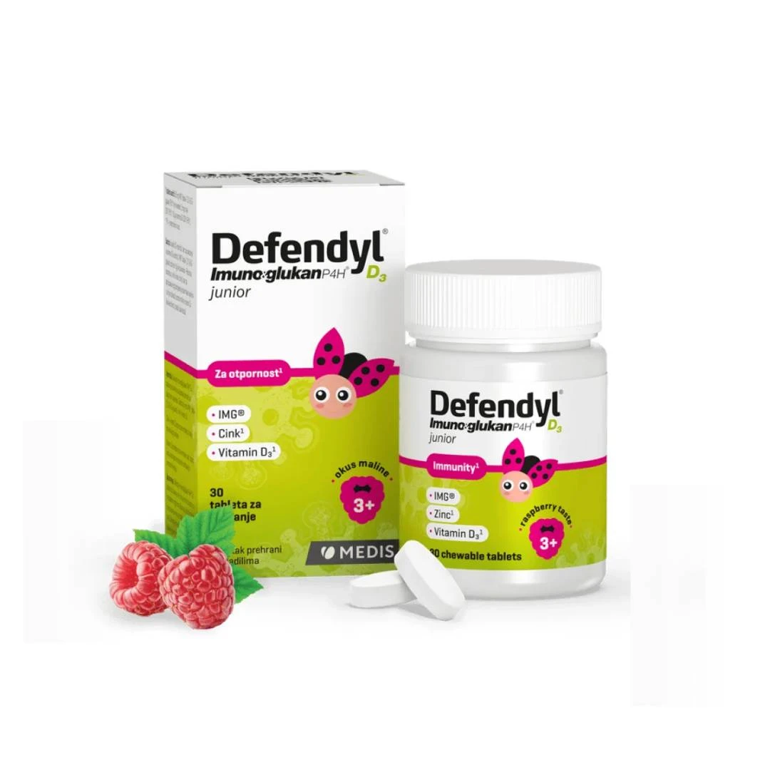 Defendyl® Imunoglukan P4H® D3 30 Tableta za Žvakanje za Jačanje ...