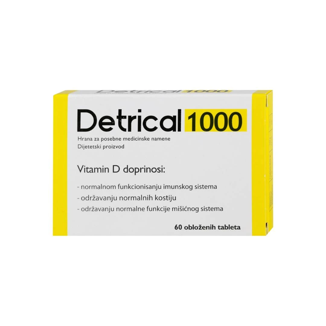Dr. Theiss Detrical 1000 60 Tableta Vitamin D (Holekalciferol), | eApoteka