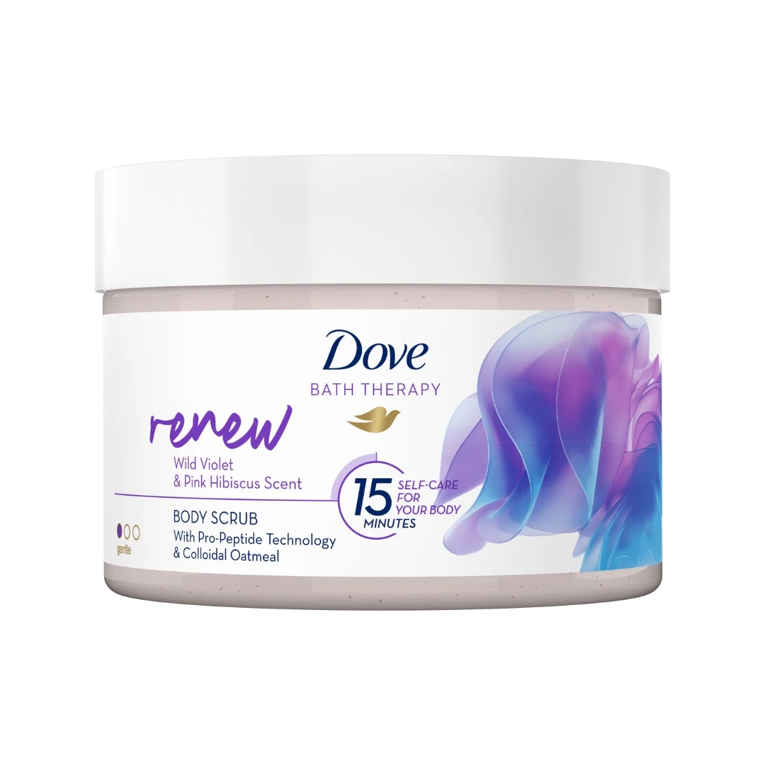Dove Nežni Piling za Telo Bath Therapy Renew Wild Violet & Pink ...